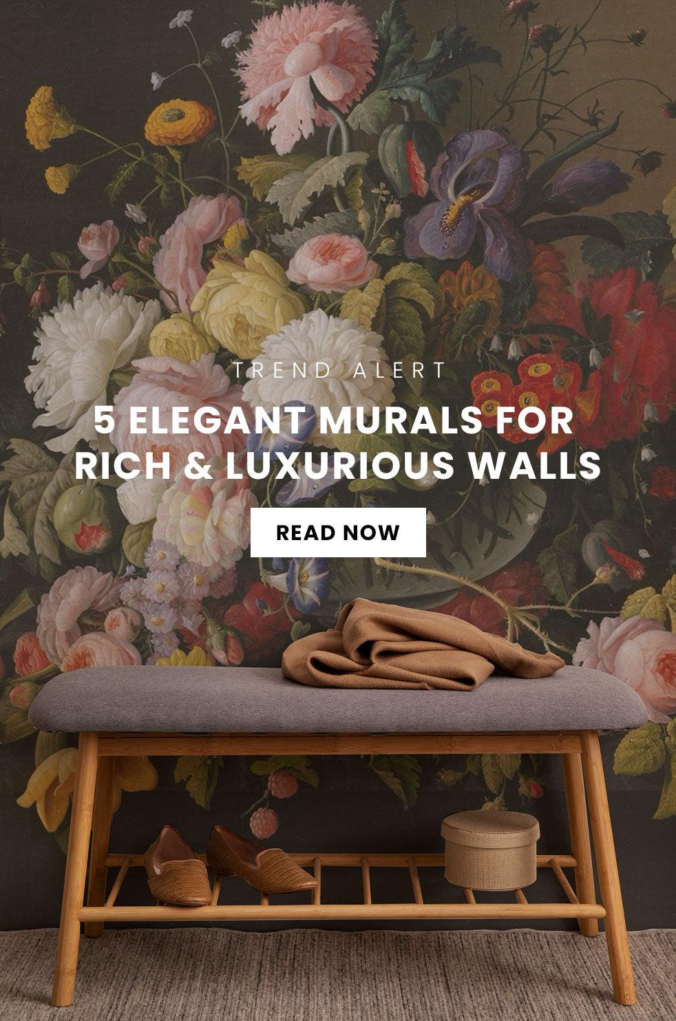 5 Elegant Murals for Rich & Luxurious Walls - Wall Mural Ideas – Eazywallz