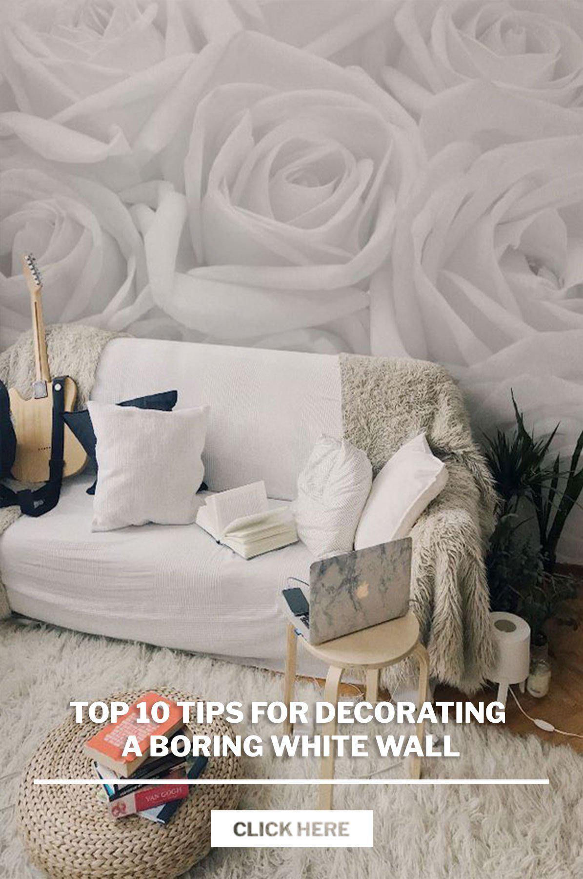 Top 10 Tips for Decorating a Boring White Wall | Wall Mural Ideas ...