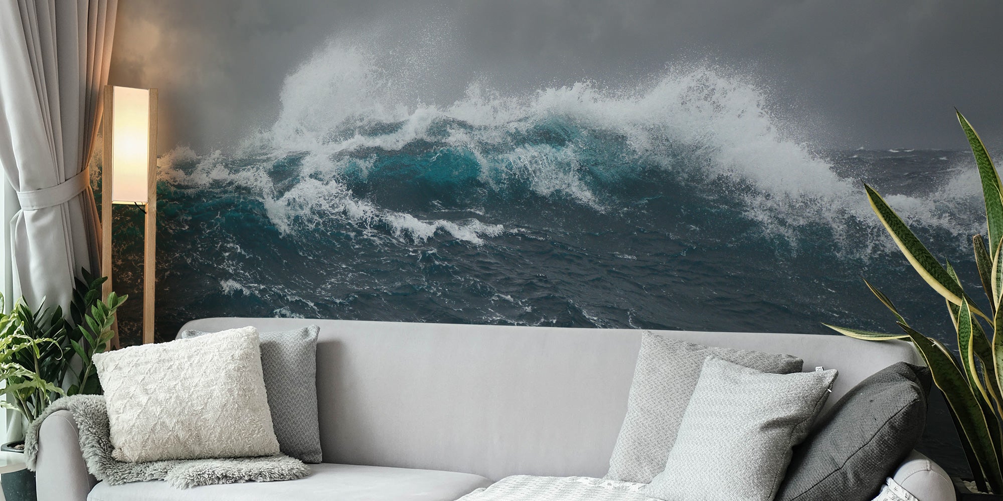 Stormy Seas Wallpaper Murals - Nature Wall Murals - Eazywallz