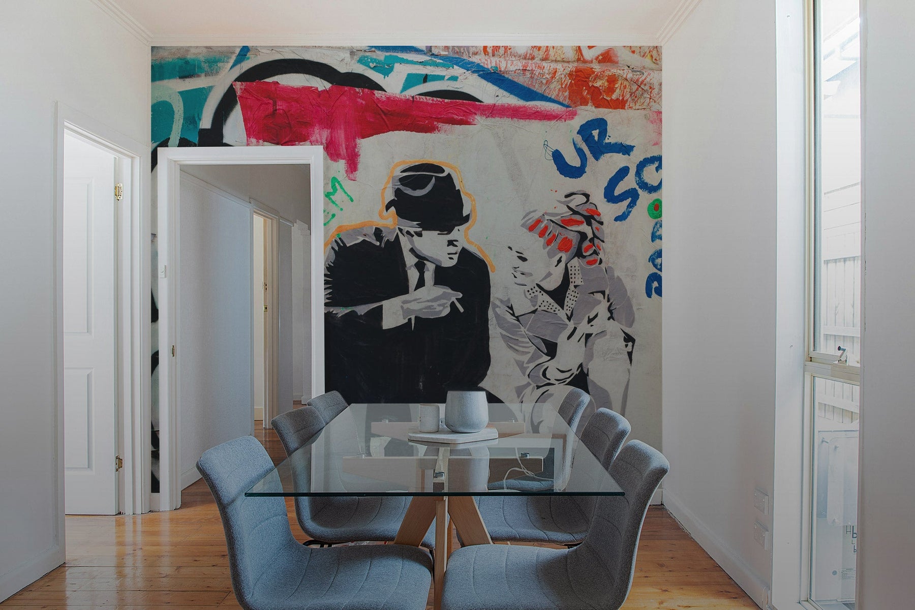 Urban Edge: Street Art Wall Murals and Graffiti Wallpaper - Eazywallz