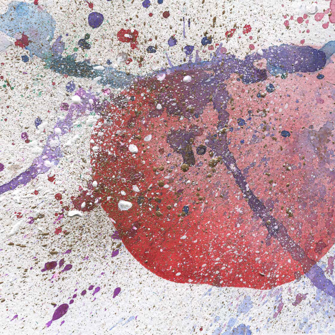 Abstract Paint Splat 5 Wall Mural - Abstract Wall Murals - EazyWallz