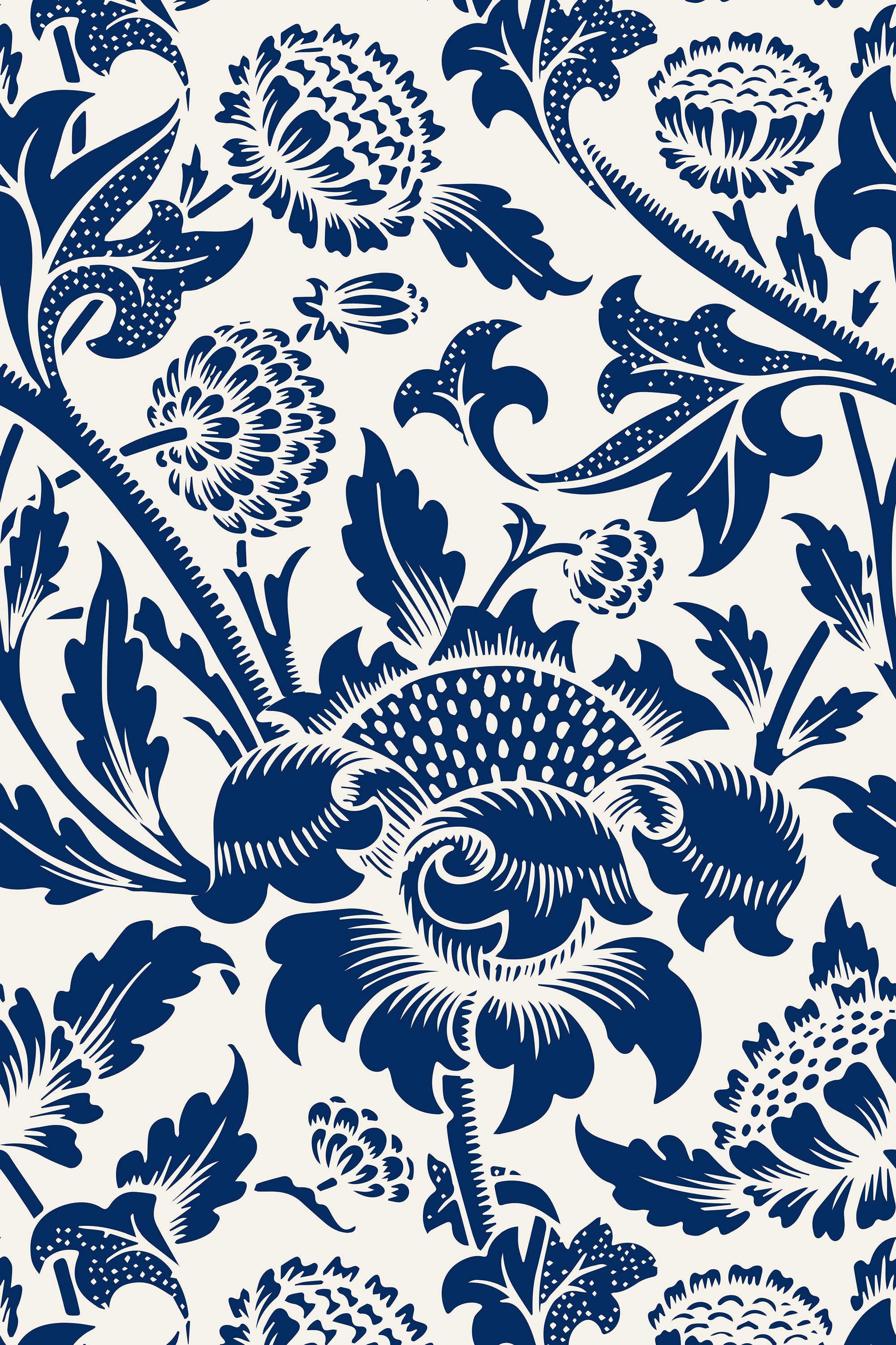 Bella Wallpaper - Vintage Floral Wallpaper for home - Eazywallz