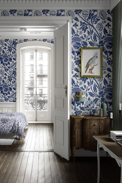 Bella Wallpaper - Vintage Floral Wallpaper for home - Eazywallz