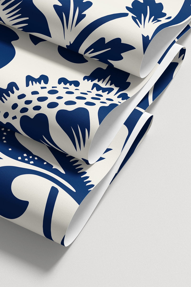 Bella Wallpaper - Vintage Floral Wallpaper for home - Eazywallz
