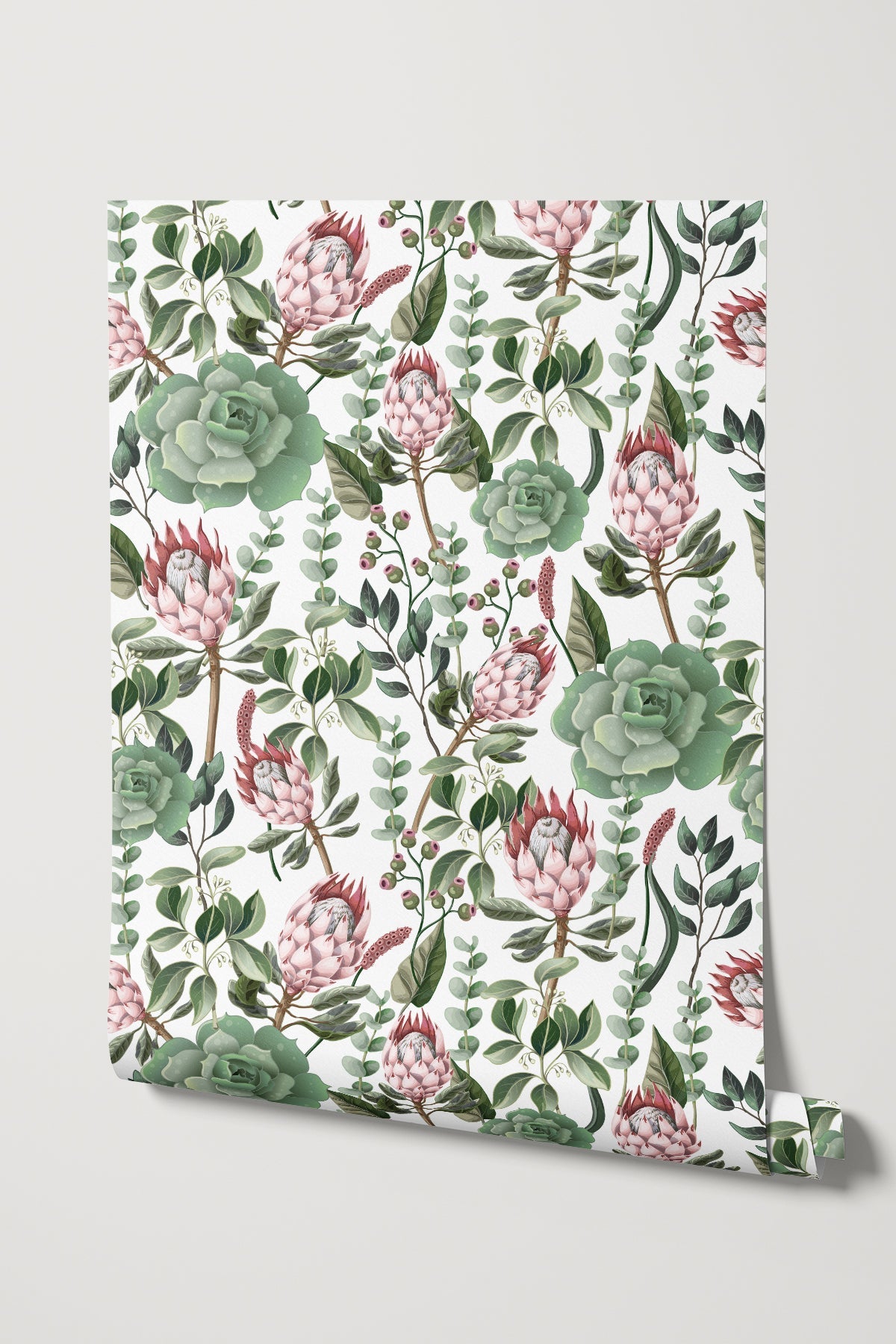 Evelyn Wallpaper - Modern Floral Wallpaper for home - Eazywallz