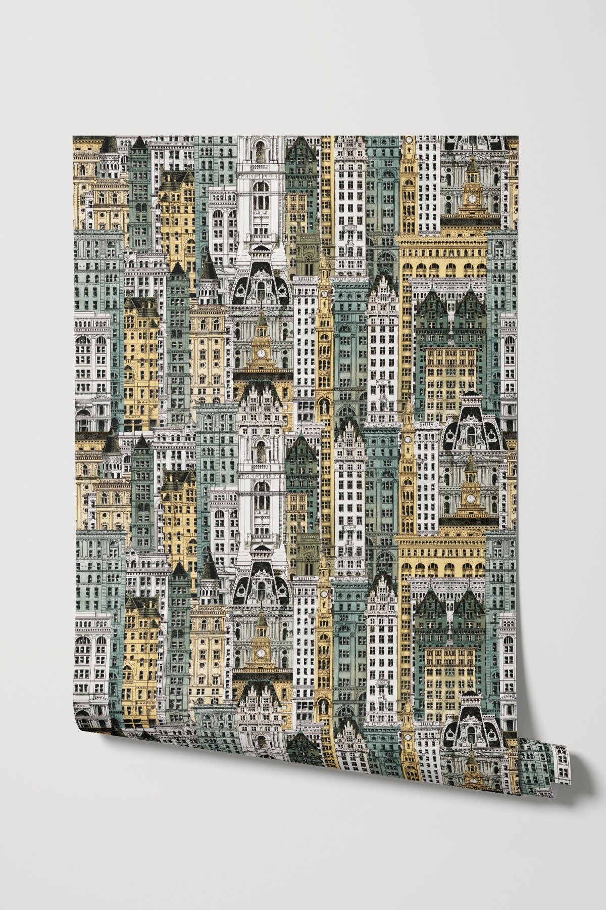 Philadelphia Wallpaper - Architectural Wallpaper for home - Eazywallz