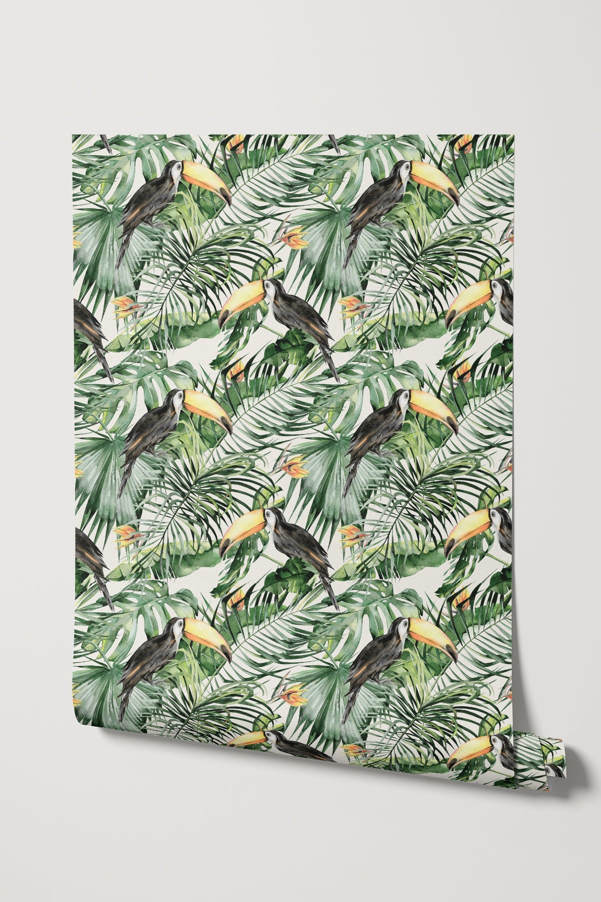 Toucan Tango Green Wallpaper - Eazywallz
