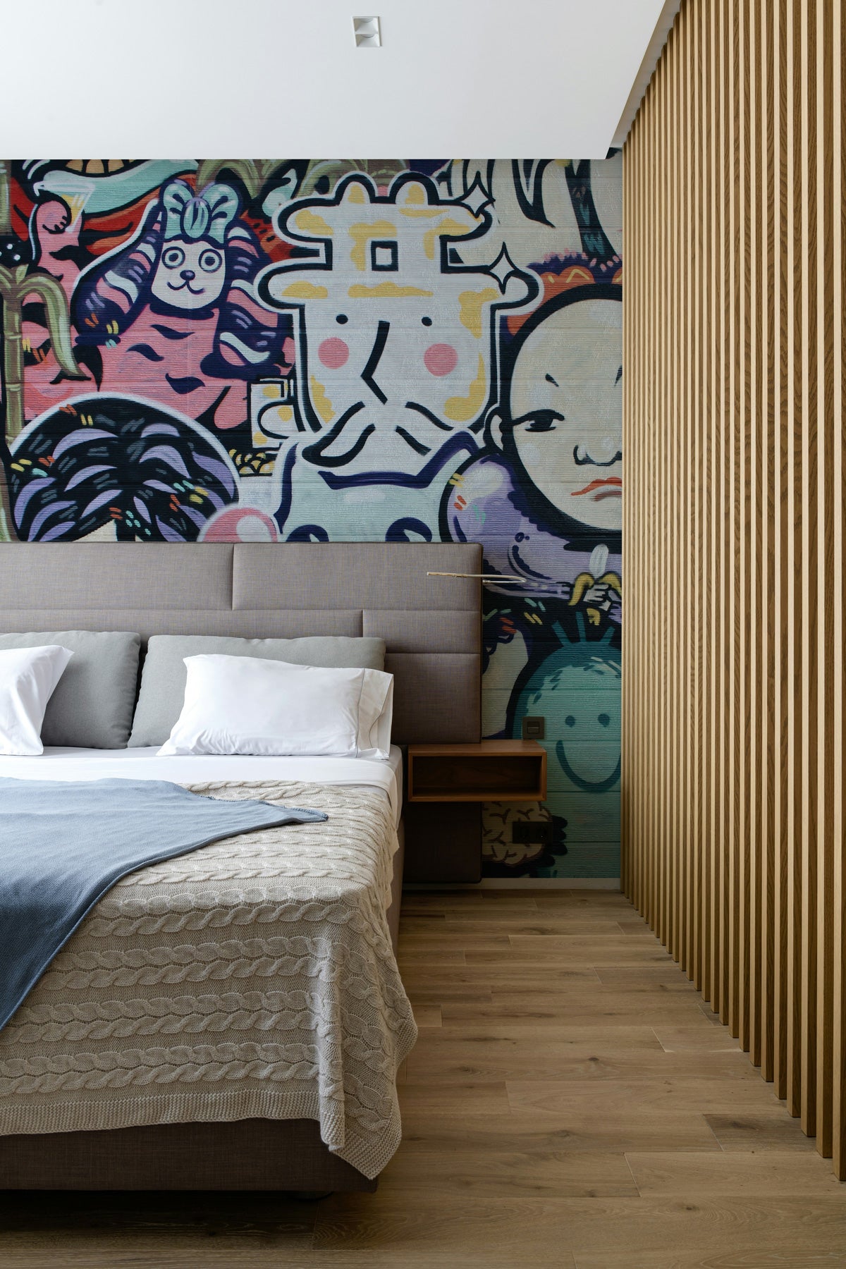 Neon Bazaar Pop Street Art Wall Mural – Eazywallz