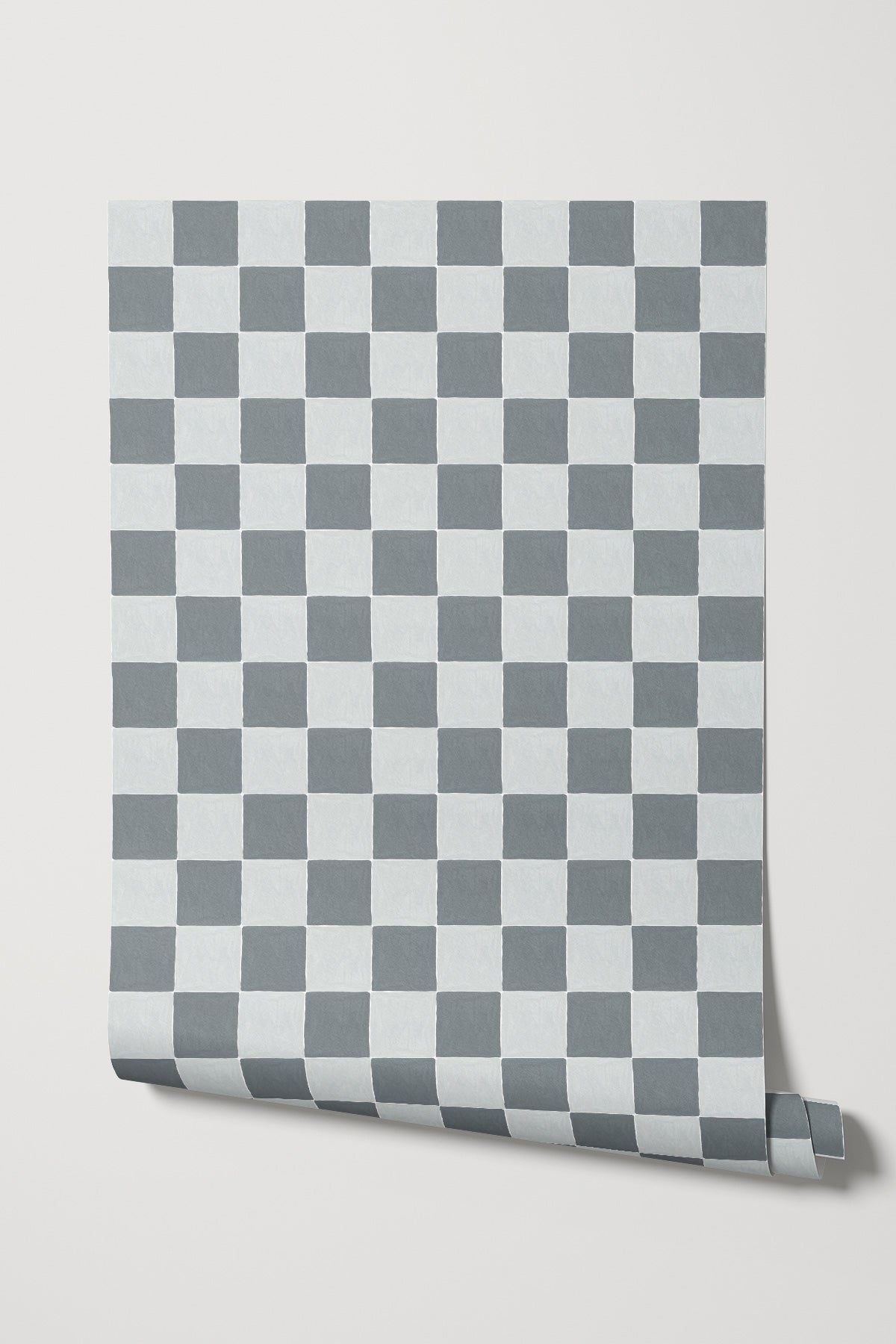Wild Checkers Grey Wallpaper - Geometric Wallpaper - Eazywallz