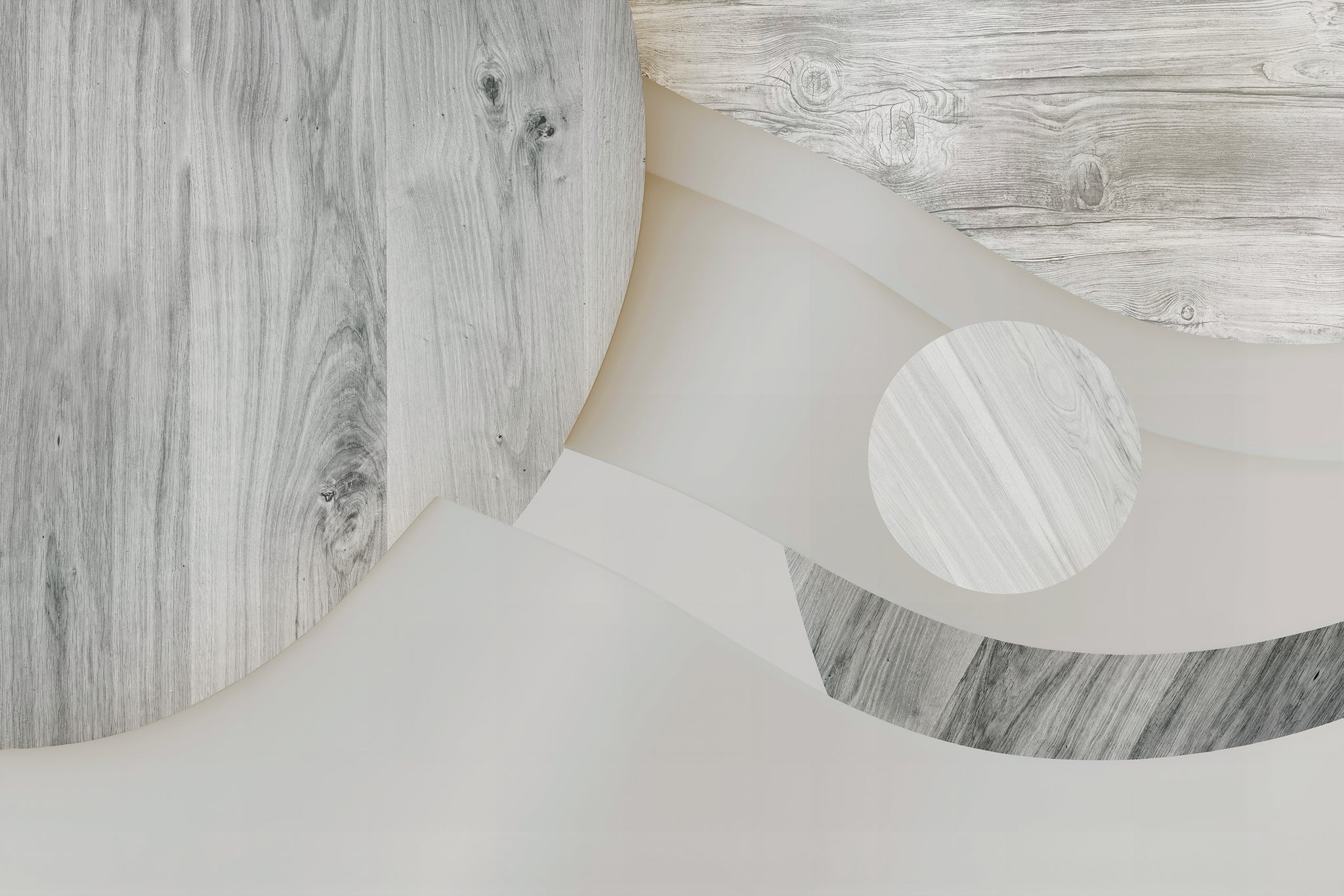 Astra Veil / Wood Wall Mural – Modern Abstract Wallpaper | Eazywallz