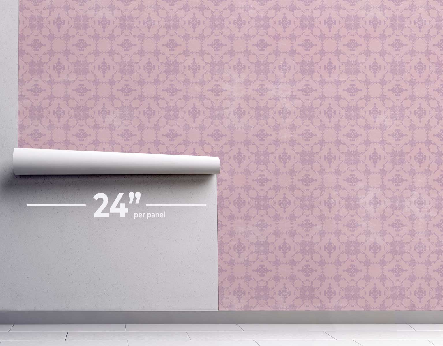 Anna's Vintage Lavender Boudoir Wallpaper - Eazywallz