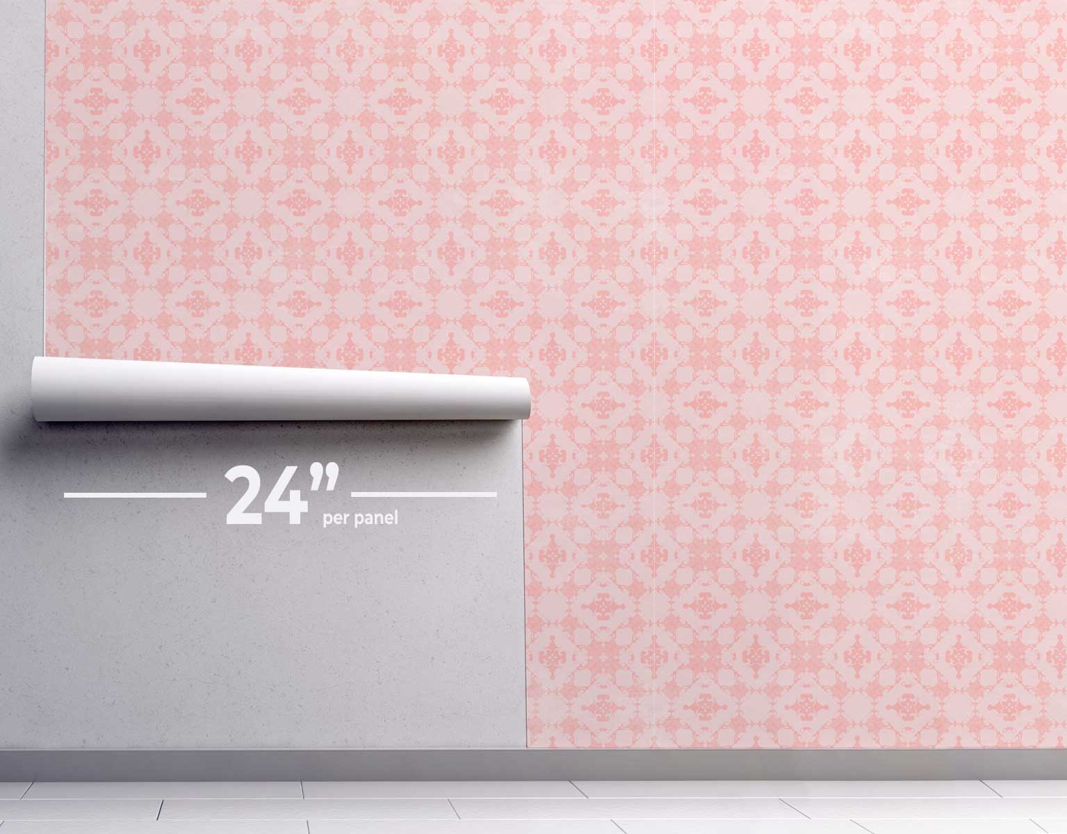 Anna's Vintage Peach Boudoir Wallpaper #423 - Wallpaper - Eazywallz