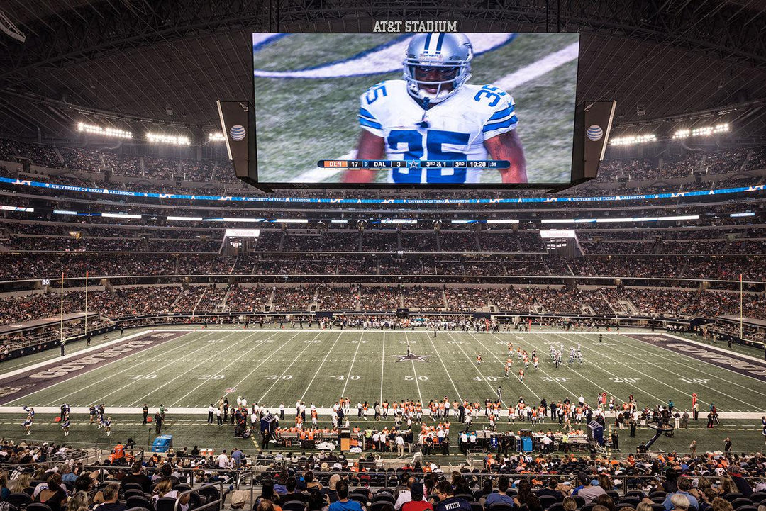 Football Stadium Wall Stadium Lights Sports Field Mural Wallpaper