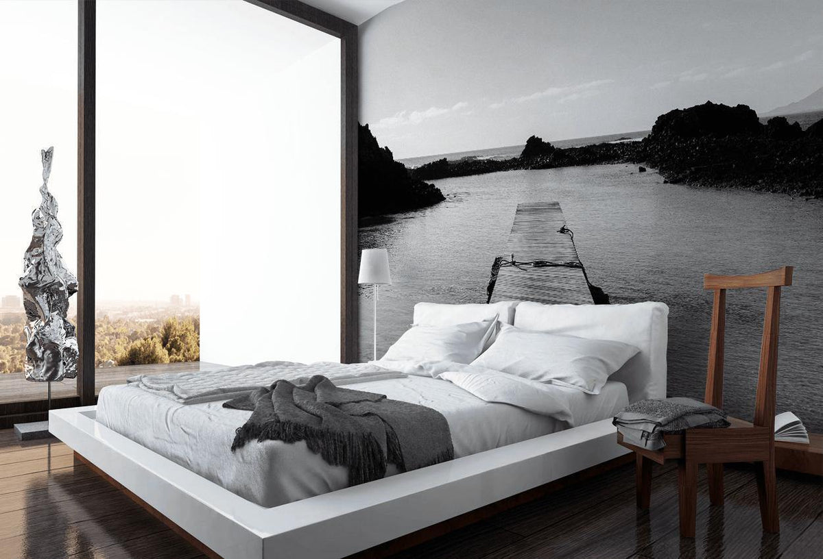 Dock on Lobos Island Wall Mural | Eazywallz