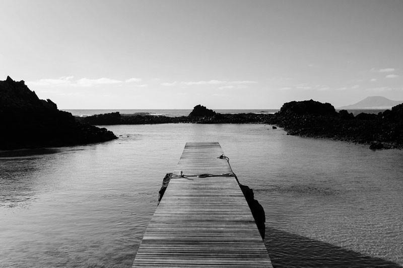 Dock on Lobos Island Wall Mural | Eazywallz