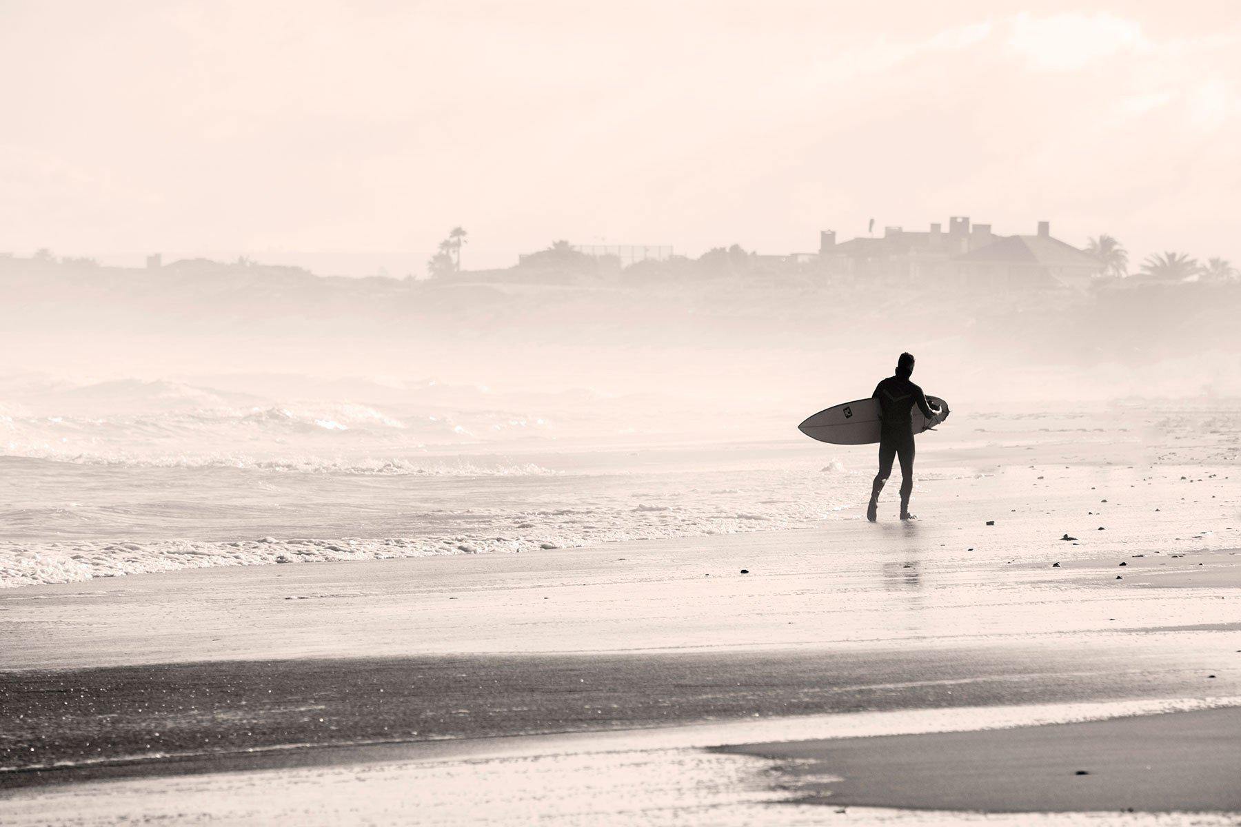 Early Morning Surf Wall Mural - Beach Mural Wallpaper - Eazywallz