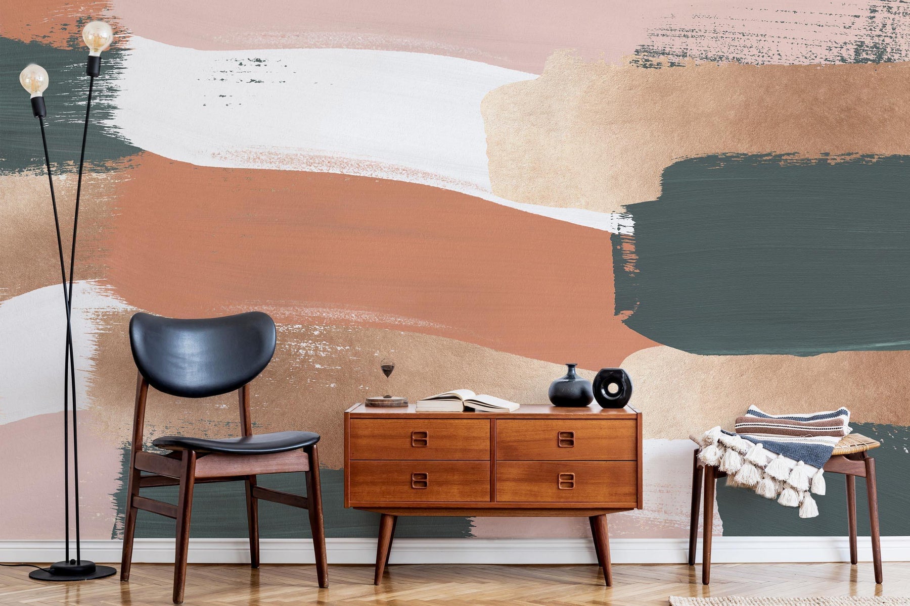 Festive Abstraction #3 Wall Mural | Abstract Wallpaper | Eazywallz