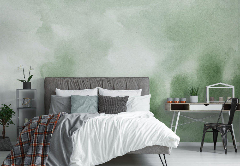 Forest Watercolour Ombre Wall Mural | Gradient Wall Murals | Eazywallz