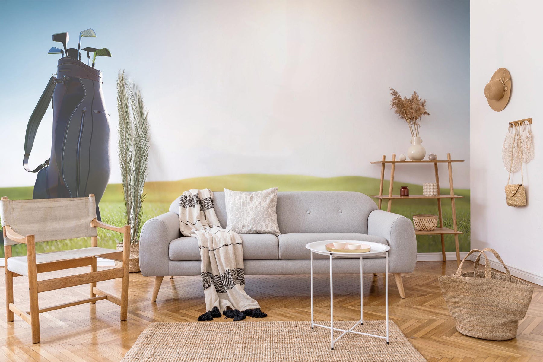 Golf Course Resort Wall Mural | Golf Wallpaper | Eazywallz