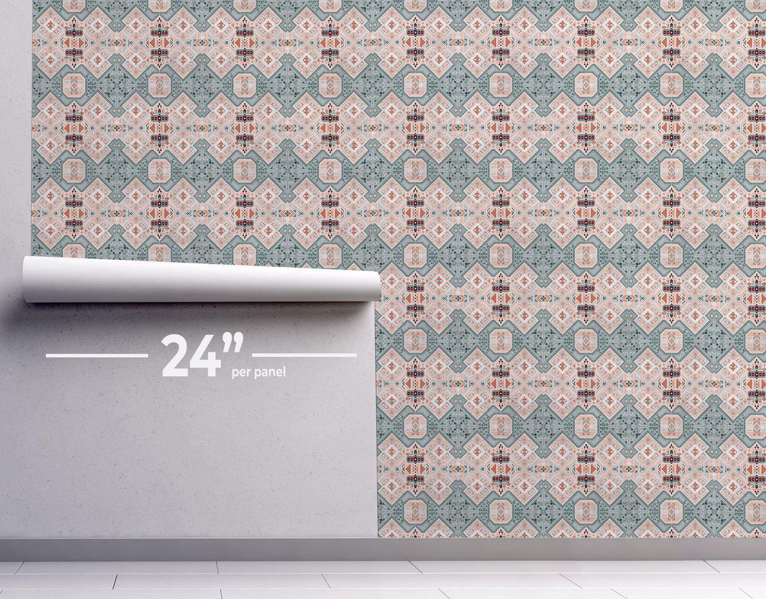 Grey Boho Wallpaper #123 - Removable Wallpaper - Eazywallz