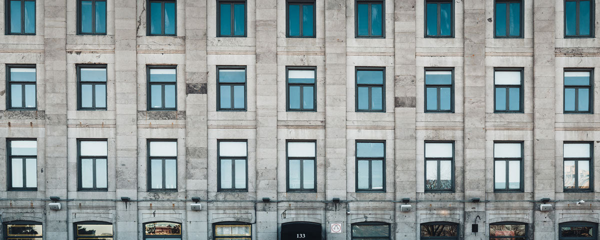 Building Facade in Montreal Wall Mural - Architecture Murals - Eazywallz