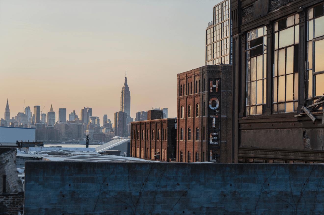 Shot From Brooklyn Wall Mural - New York Wallpaper - Eazywallz