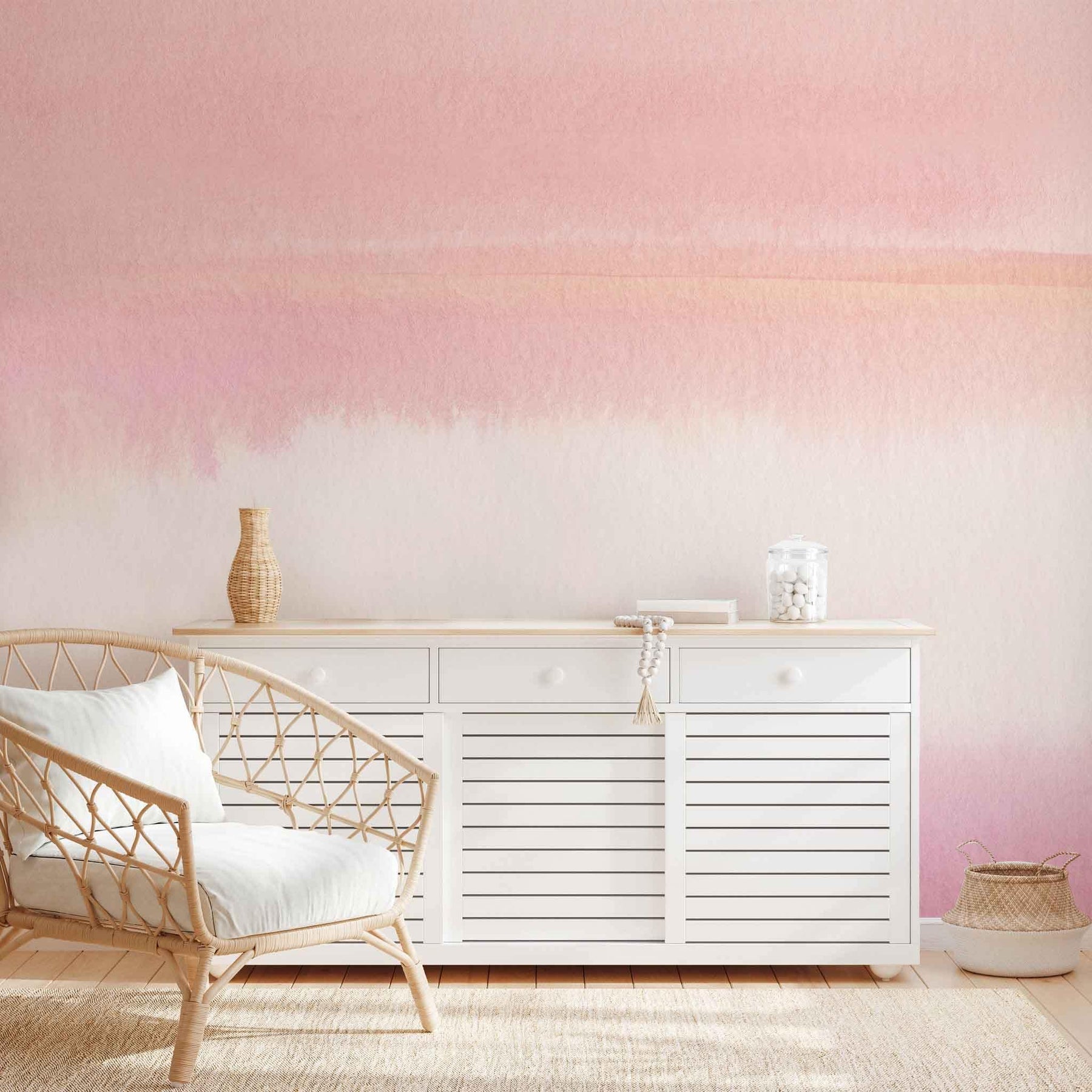 Starburst Color Block Wallpaper Mural - Ombre Wall Murals - Eazywallz