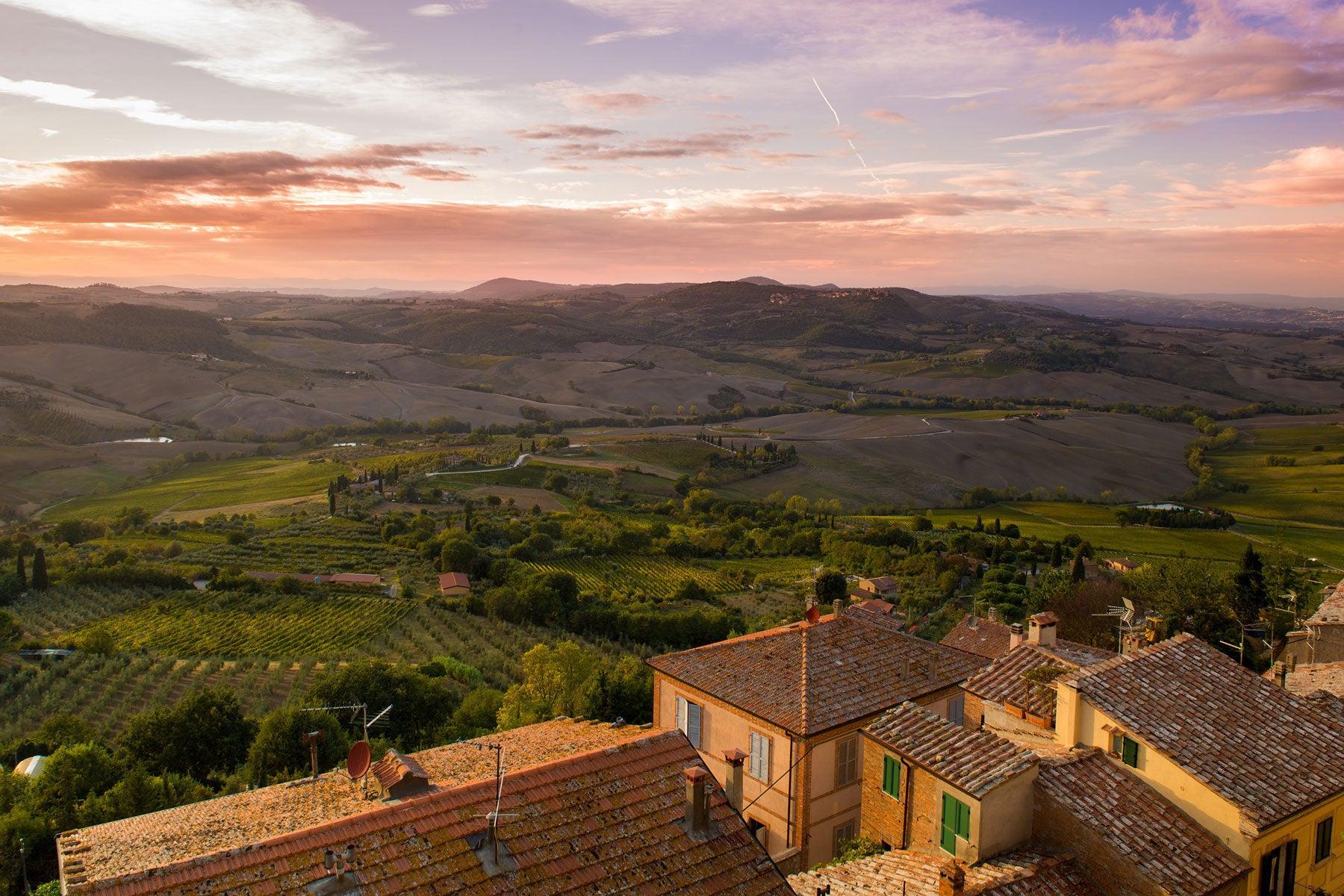 Tuscany Landscape Wall Mural | Nature Wallpaper | Eazywallz