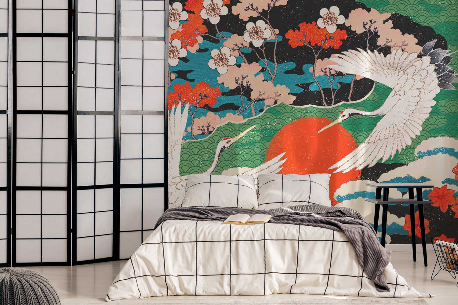 Vintage Japanese Art Wall Mural - Removable Wall Murals - Eazywallz