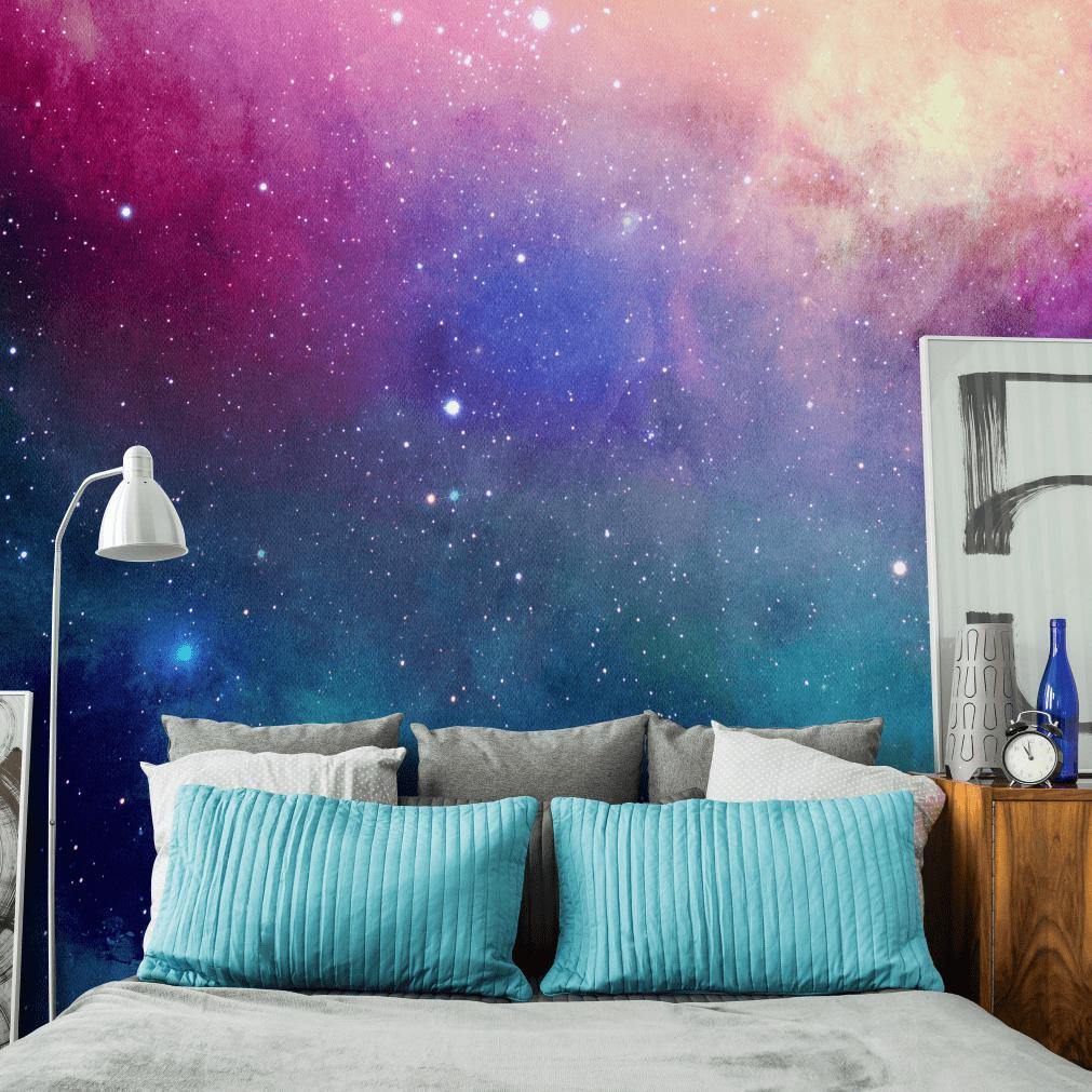 how to draw galaxy on wall